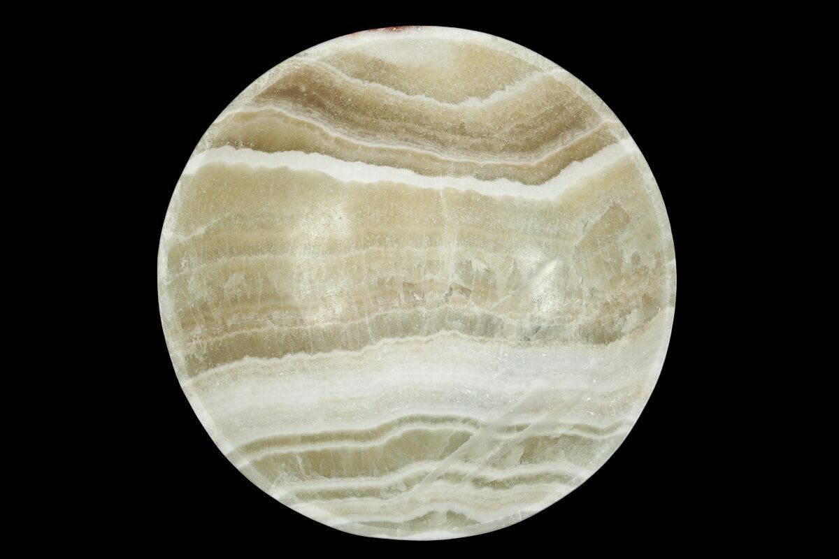 8" Polished Banded Onyx (Aragonite) Decorative Bowls For Sale ...