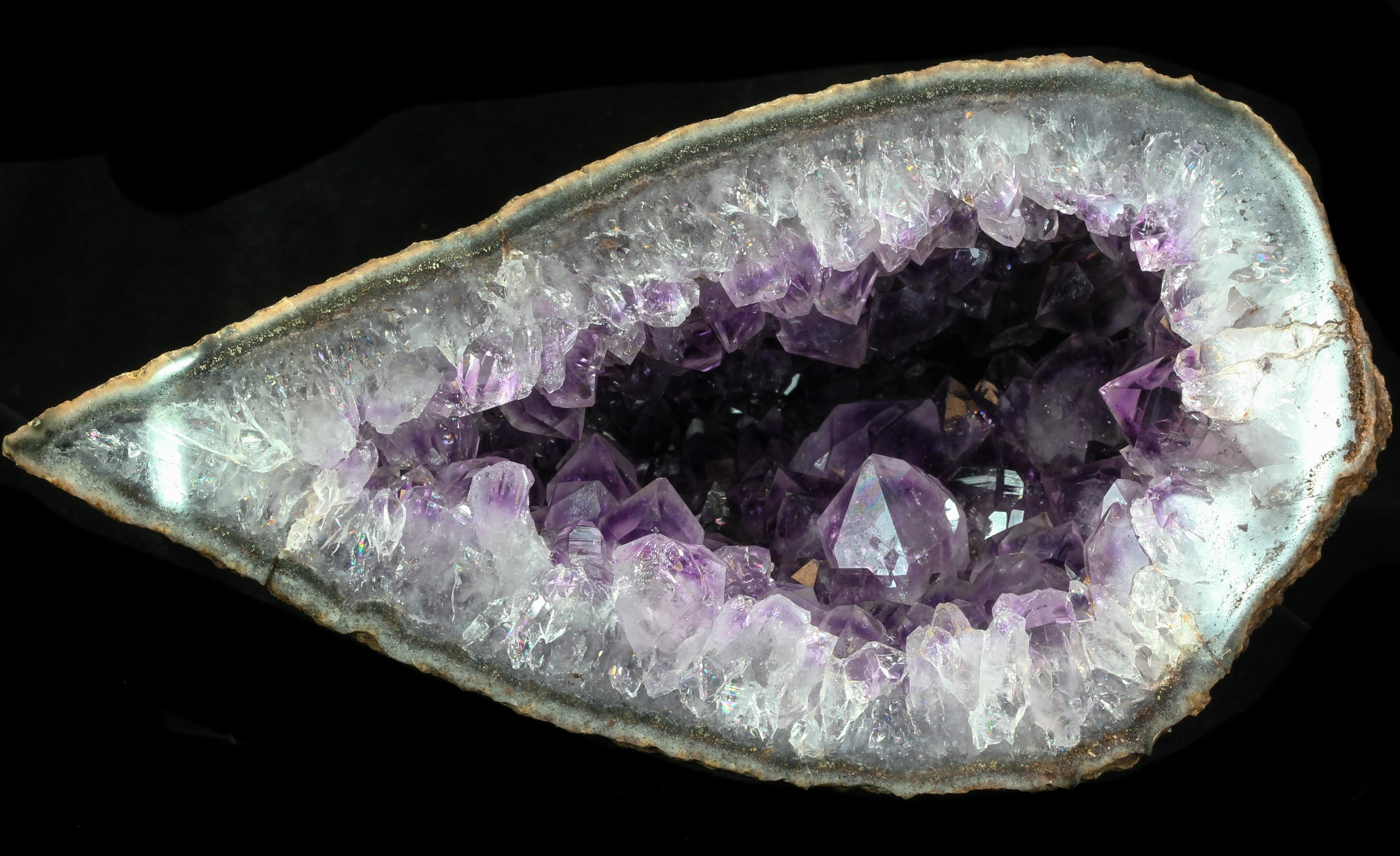 7.2" Amethyst Geode With Large Crystals - Uruguay For Sale (#33792 ...