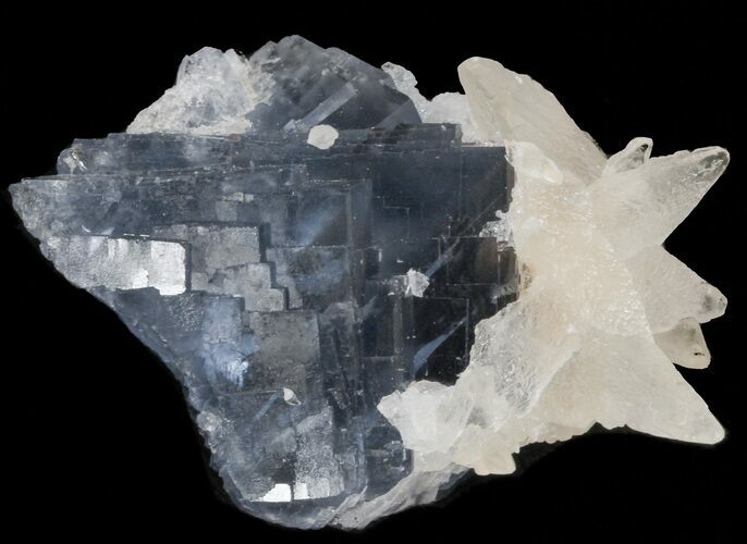 1.9" Fluorite Cube Cluster with Calcite Crystals- Pakistan (#38650) For ...