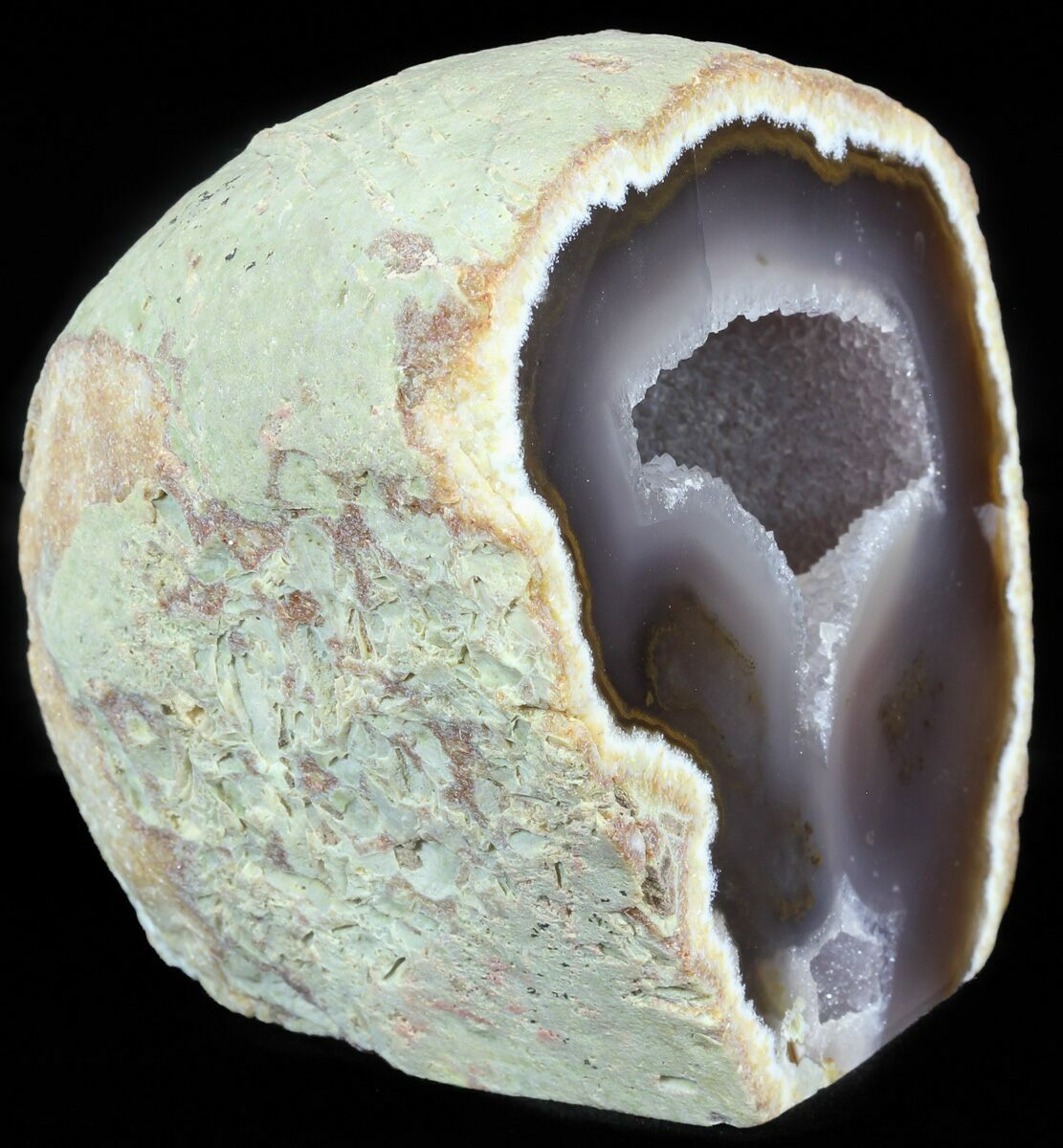 3.1" Polished Brazilian Agate Standup - Druzy Quartz For Sale (#50161 ...