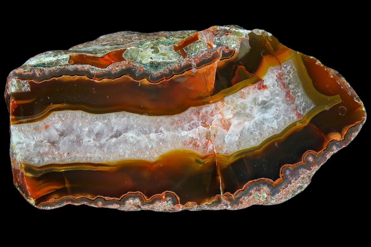 3.1" Beautiful Condor Agate From Argentina - Cut/Polished Face (#79525 ...