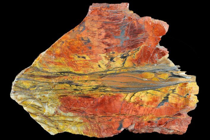 6.25" Chatoyant Binghamite Agate Slab - Minnesota (#114818) For Sale ...