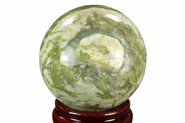 2.8" Polished Serpentine Sphere - Pakistan (#124305) For Sale ...