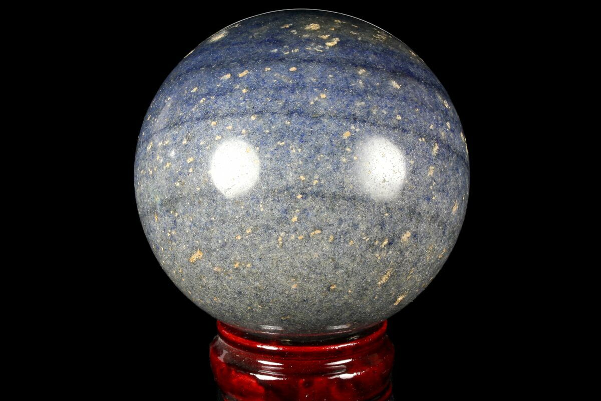 3.6" Polished Dumortierite Sphere - Madagascar (#126526) For Sale ...