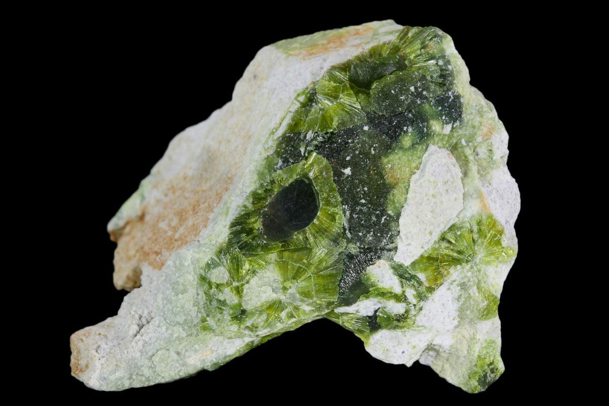 1.4" Radiating, Green Wavellite Crystal Aggregation - Arkansas (#127120 ...