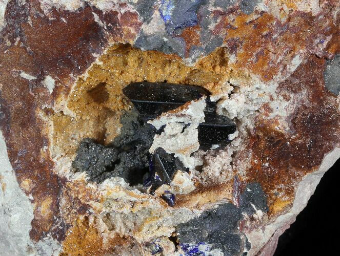 Large, Azurite Crystals on Matrix - Morocco (#49452) For Sale ...