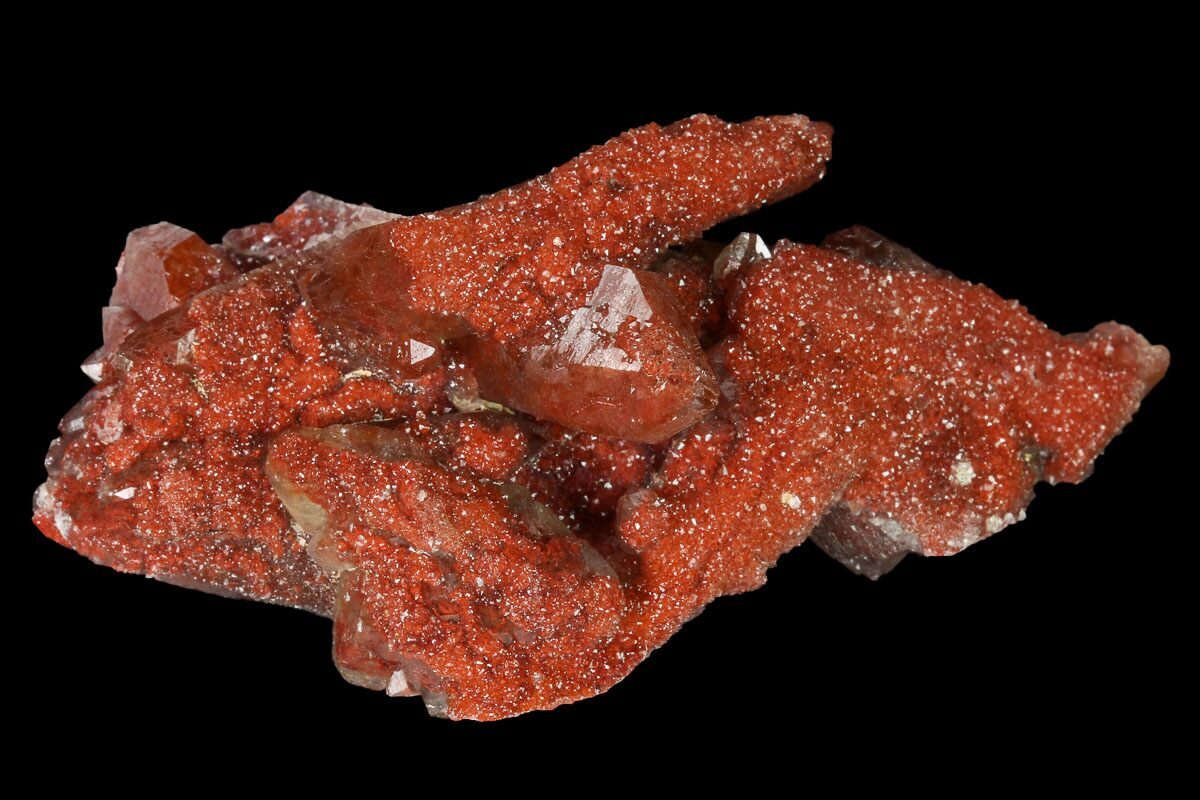 2.8" Natural, Red Quartz Crystal Cluster - Morocco (#153772) For Sale ...