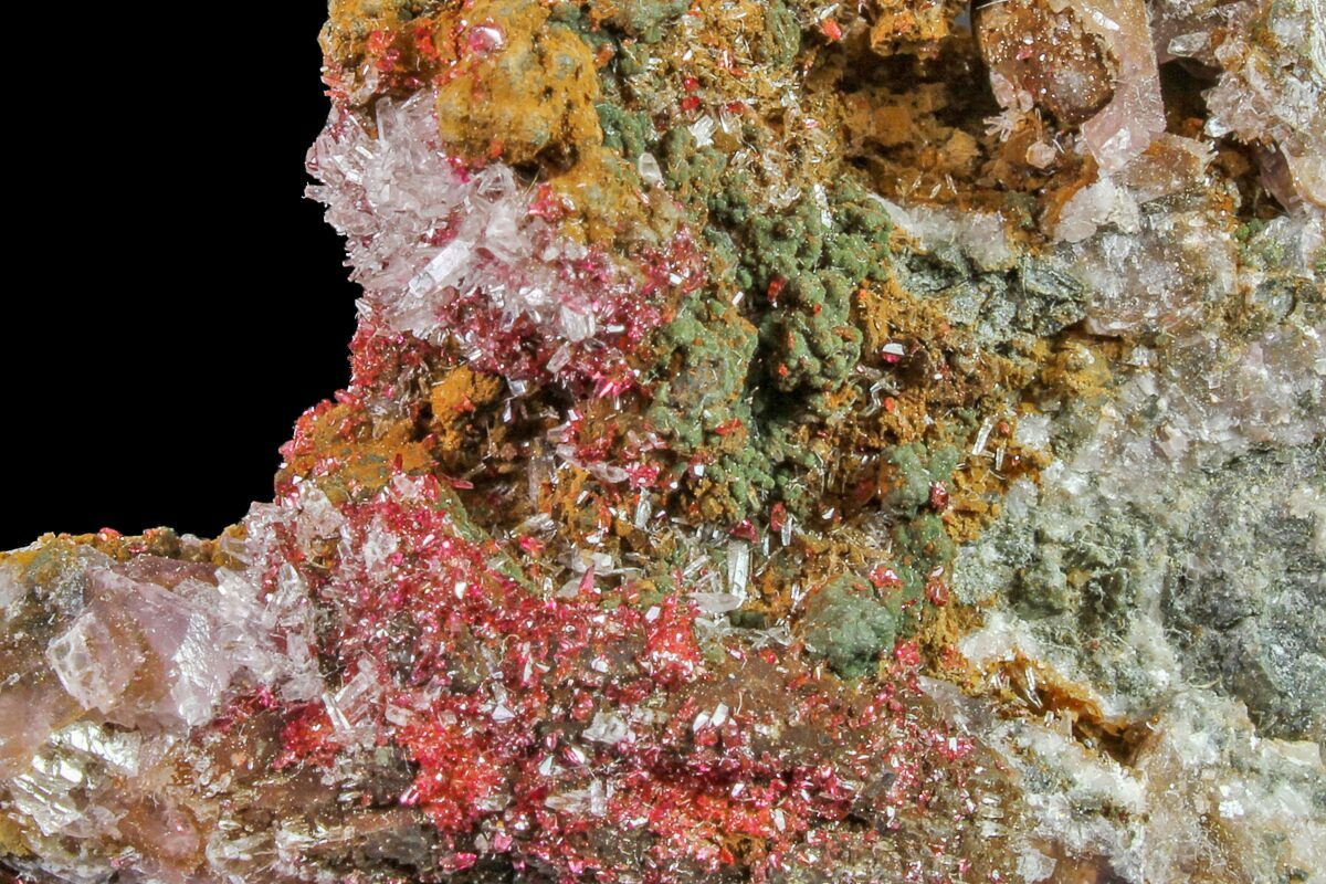 2" Roselite and Calcite Crystals on Dolomite - Morocco (#159415) For ...