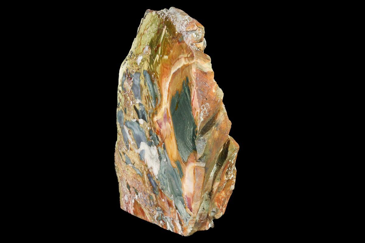 4.45" Gary Green Jasper (Larsonite) Bog Wood Stand Up - Oregon (#167750 ...
