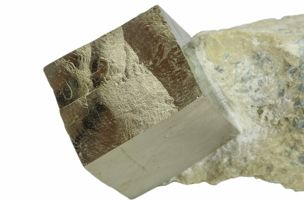 .7" Natural Pyrite Cube In Rock - Navajun, Spain (#168472) For Sale ...