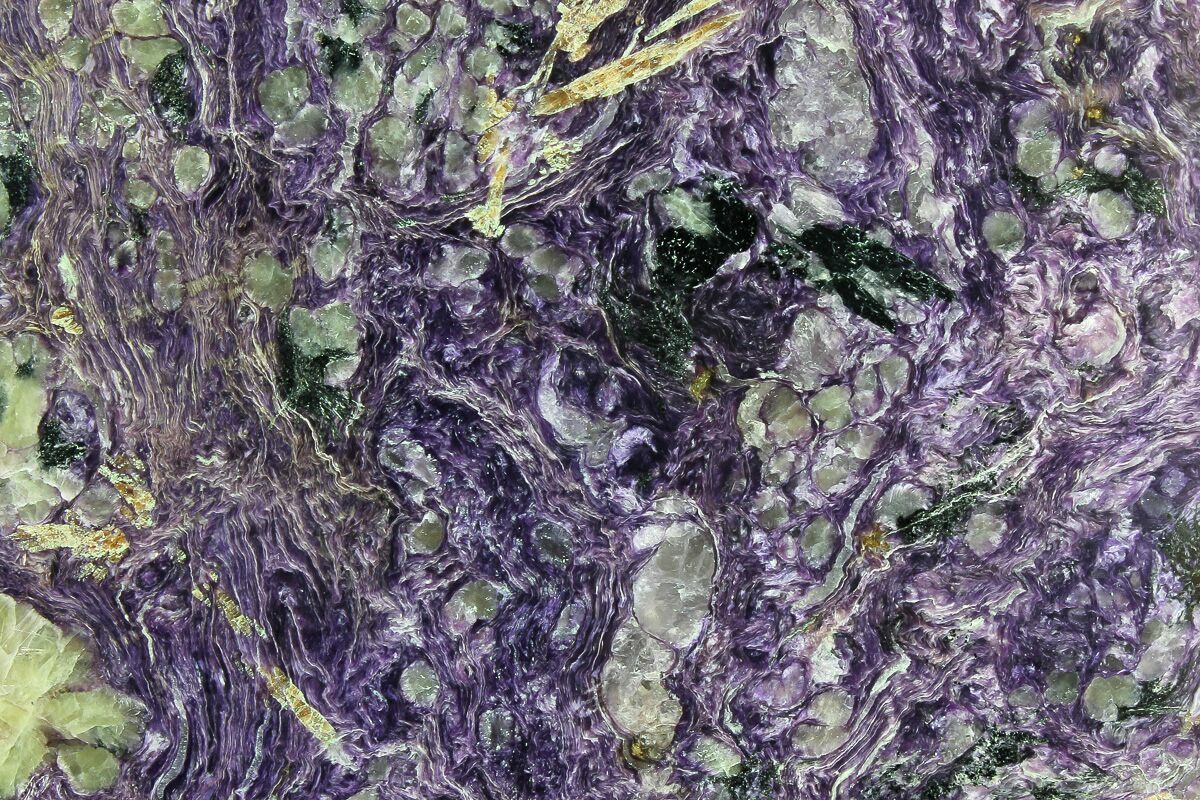 7.8" Purple Polished Charoite Slab - Siberia (#179586) For Sale ...