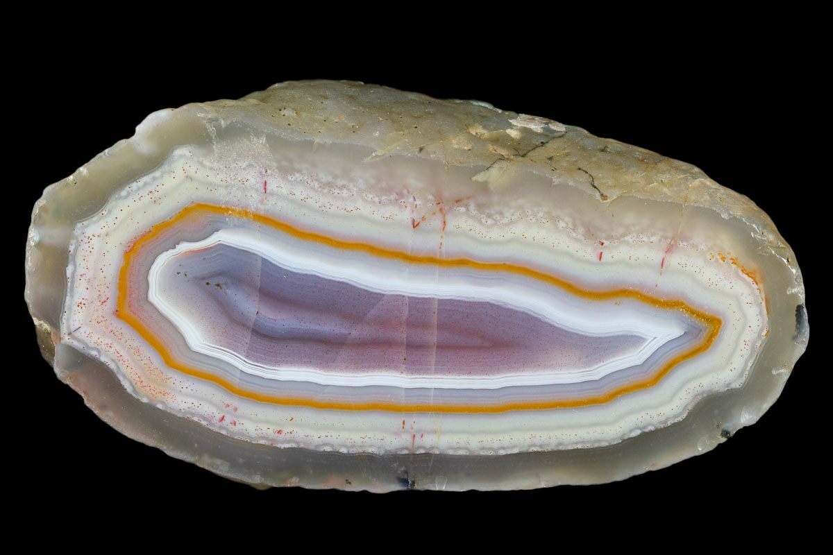 3.2" Polished Agate Nodule Half - Agouim, Morocco (#180718) For Sale ...
