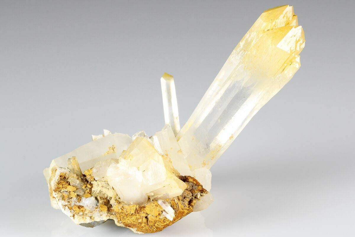 Stunning, 2.8" Mango Quartz Crystal Cluster - Cabiche, Colombia ...
