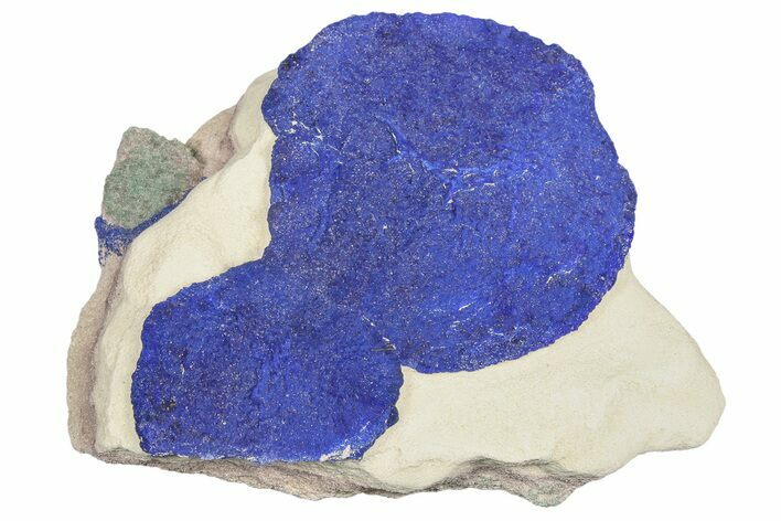 Two Vibrant Blue Azurite Suns on Siltstone - Australia (#188479) For ...
