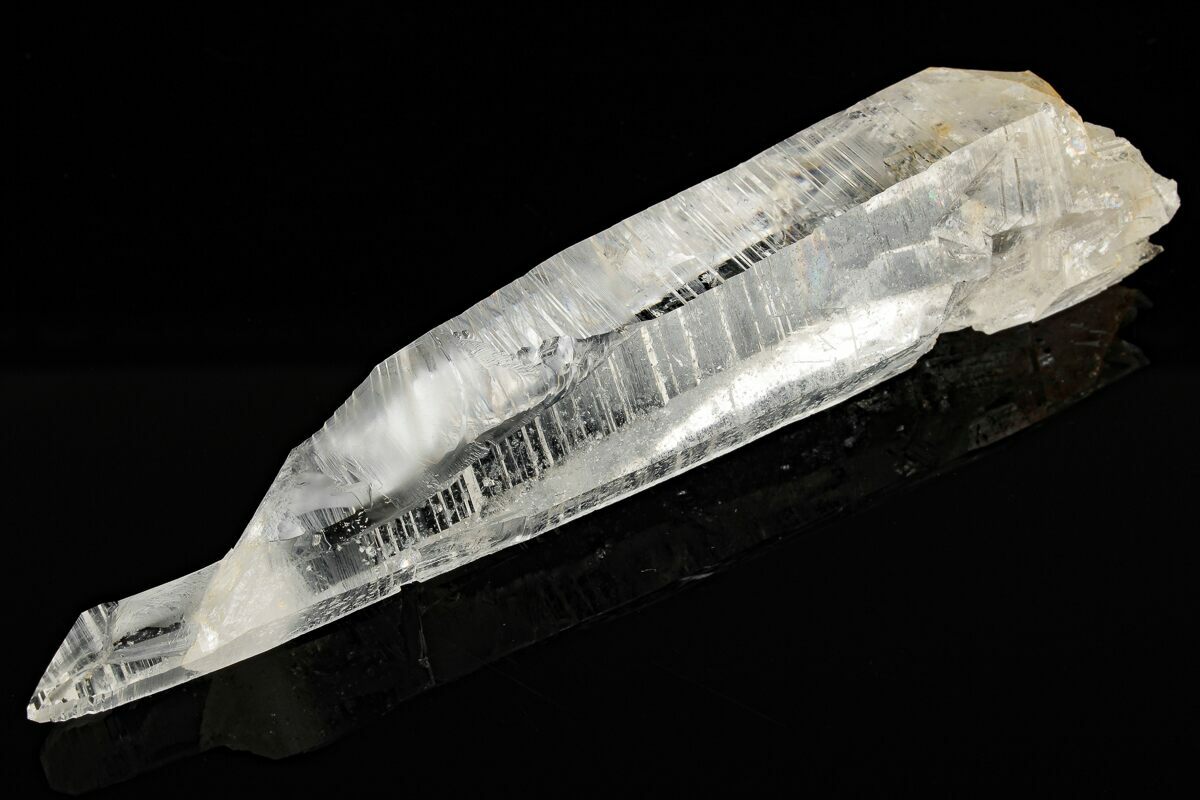 4.9" Striated Colombian Quartz Crystal - Peña Blanca Mine (#189715) For ...