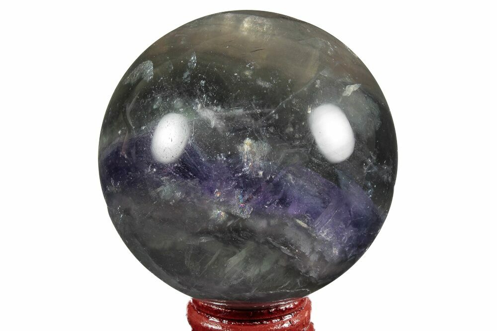 2.6" Colorful, Banded Fluorite Sphere - China (#190795) For Sale ...