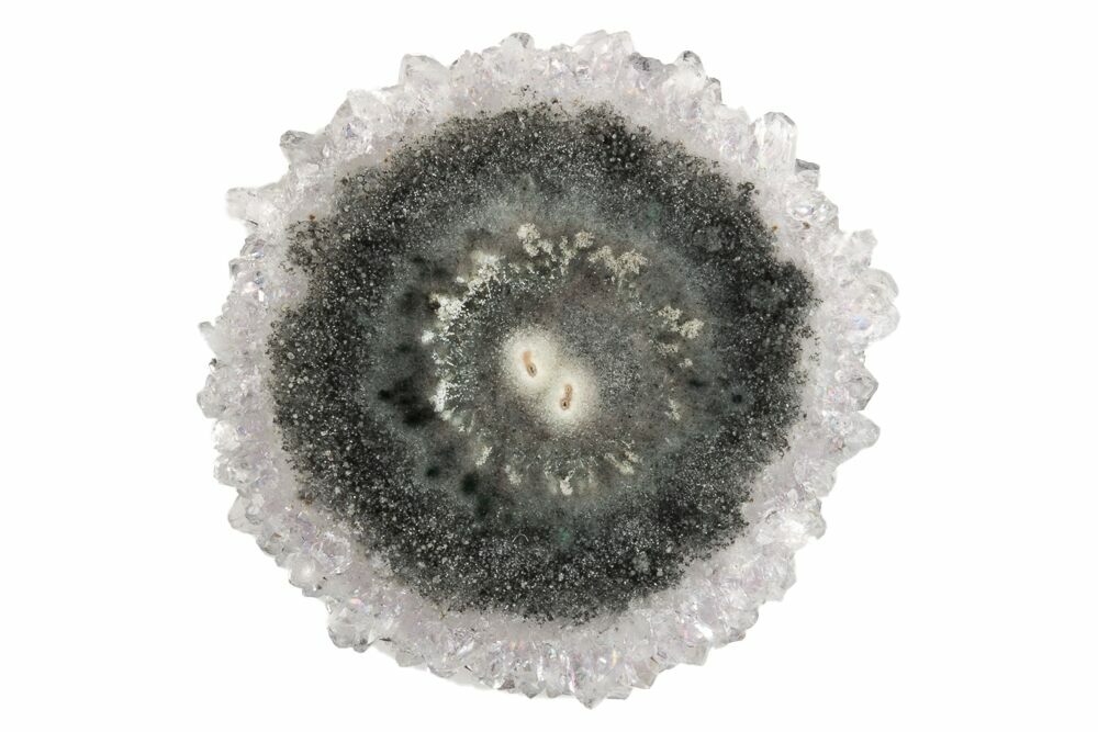 1.6" Amethyst Stalactite Slice - Uruguay (#186204) For Sale - FossilEra.com