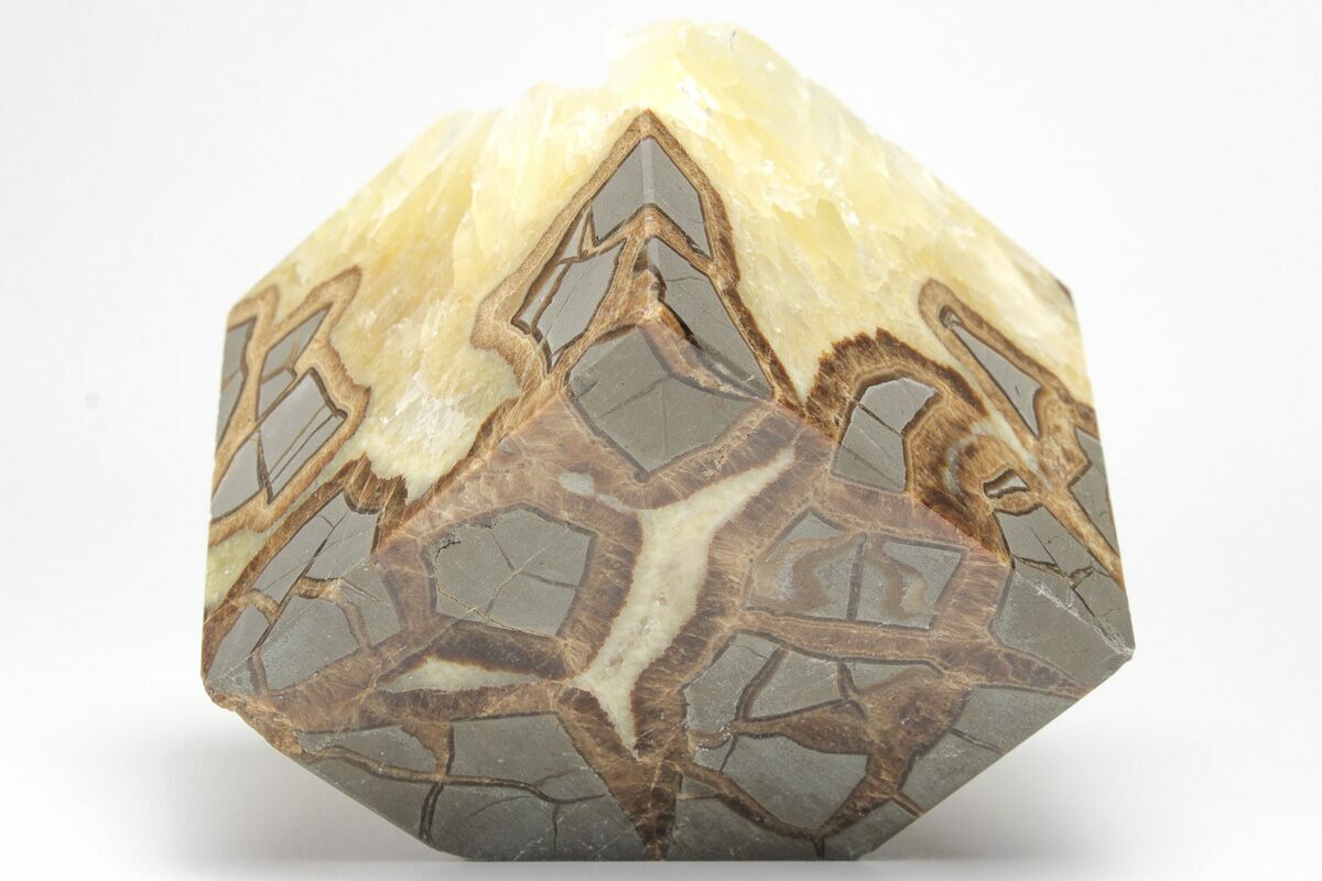 2.5" Wide, Polished Septarian Cube - Utah (#207780) For Sale ...