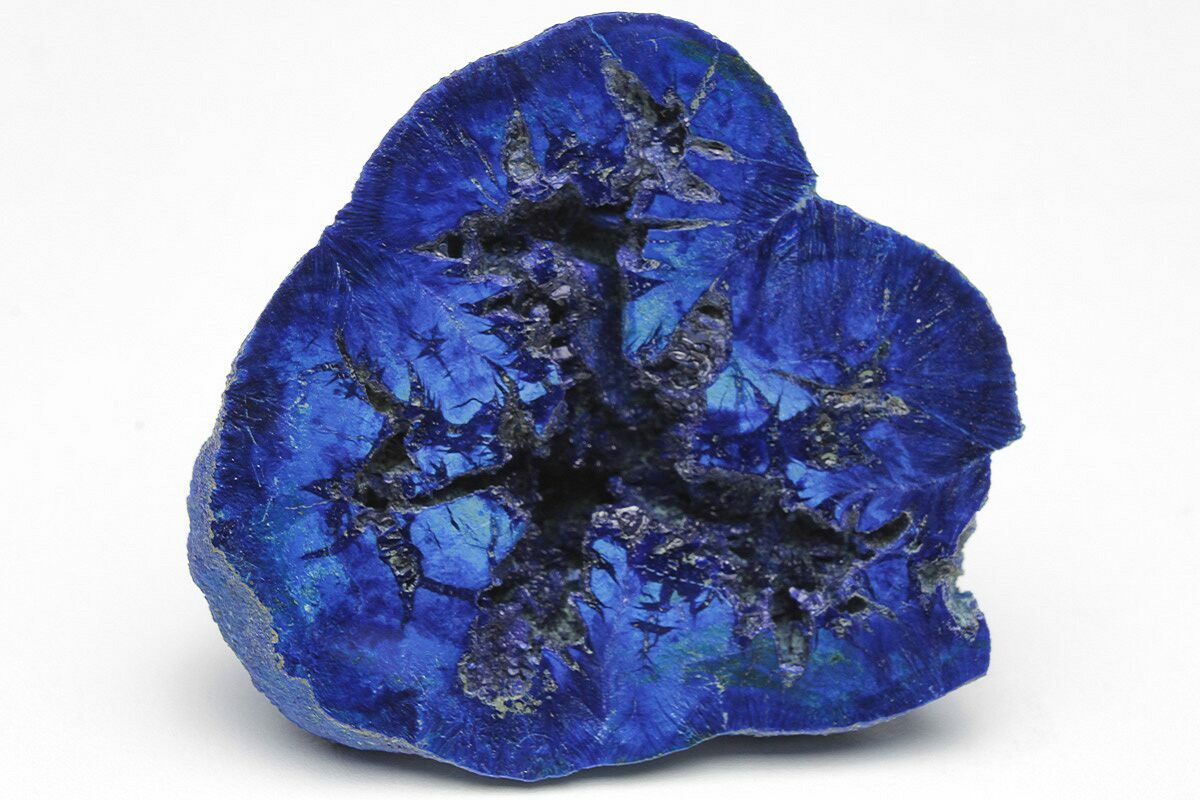 1.62" Vivid Blue, Cut/Polished Azurite Nodule - Siberia (#207888) For ...