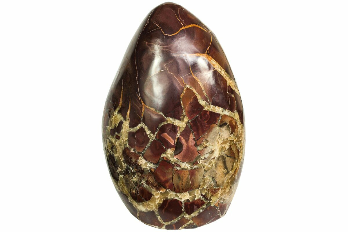 5.3" Free-Standing, Polished Red Septarian - Madagascar (#210180) For ...