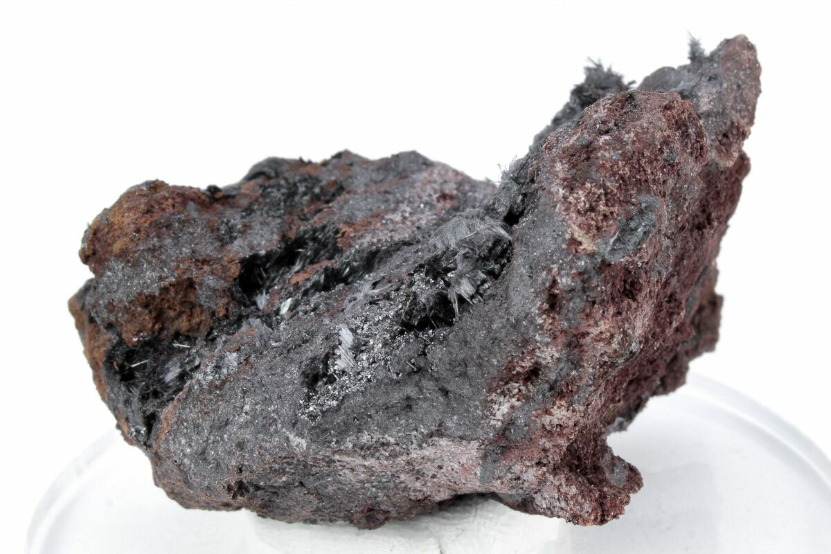 2.05" Needle-Like Pyrolusite Crystals on Matrix - Mexico (#211838) For ...