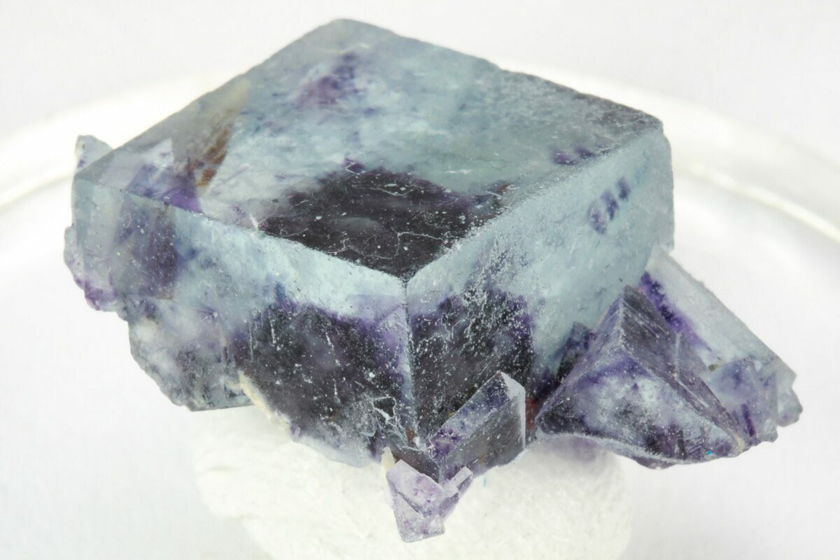 .8" Colorful Cubic Fluorite Crystals with Phantoms - Yaogangxian Mine ...
