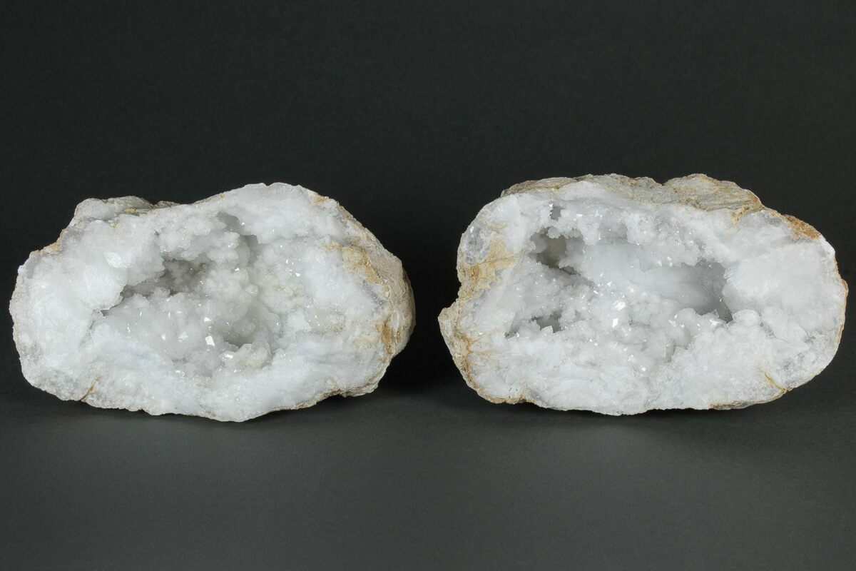 6.6" Sparkling Quartz Geode - Morocco (#217496) For Sale - FossilEra.com