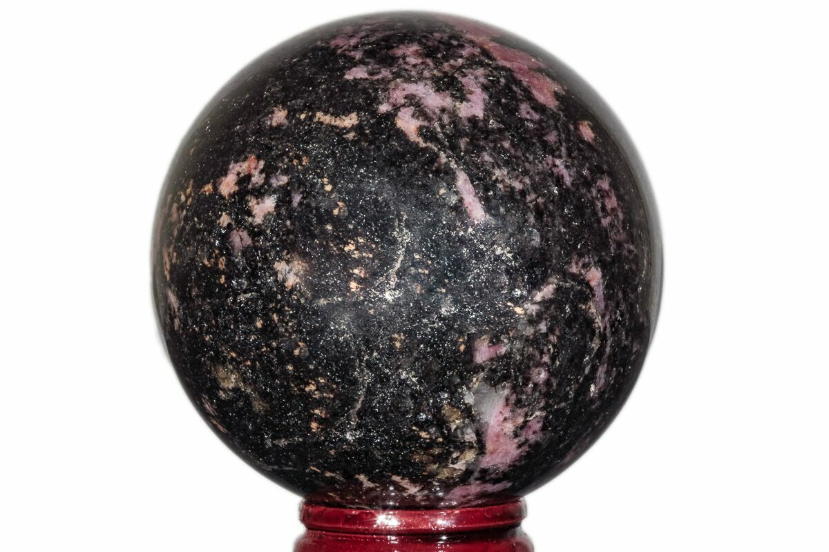 2.4" Polished Rhodonite Sphere - Madagascar (#218884) For Sale ...