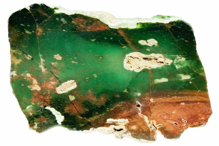 7.2" Polished Chrome Chalcedony Slab - Western Australia (#221451) For ...