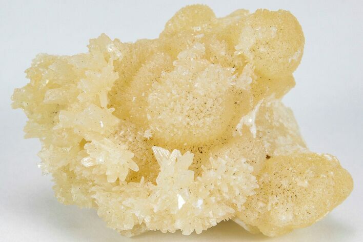 1.8" Fluorescent, Yellow-Orange Botryoidal Aragonite Formation - Peru ...