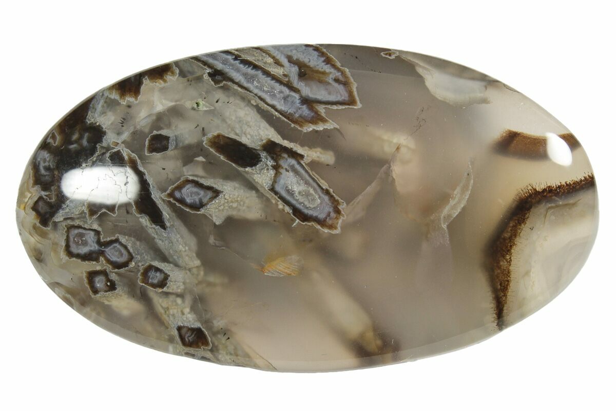 1.64" Polished Turkish Stick Agate Cabochon (#227412) For Sale ...
