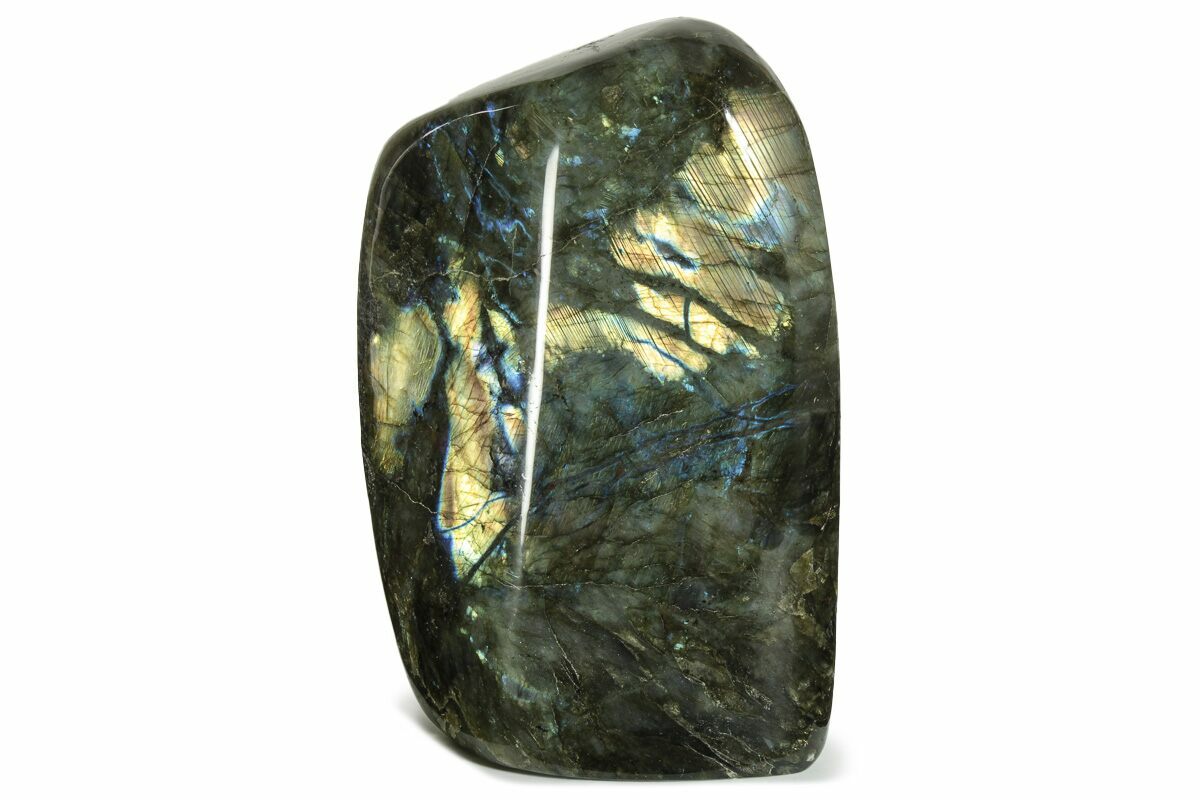 8.1" Flashy, Free-Standing Polished Labradorite - Madagascar (#230399 ...