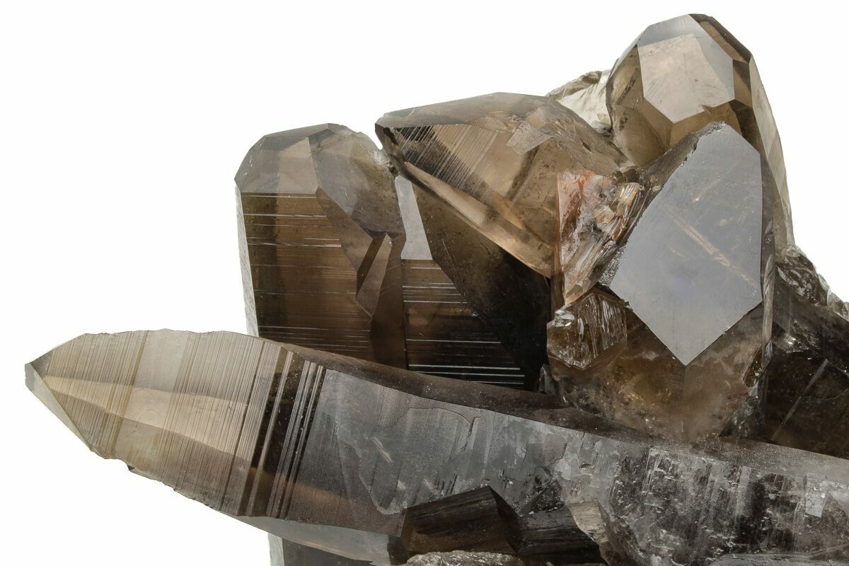 6.1" Natural Smoky Quartz Crystal Cluster - Brazil (#231304) For Sale ...