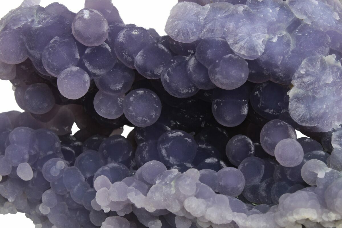 3.8" Purple, Sparkly Botryoidal Grape Agate - Indonesia (#231406) For ...