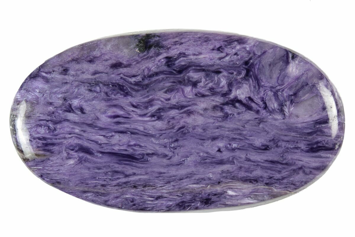 2" Polished Purple Charoite Oval Cabochon (#232499) For Sale ...