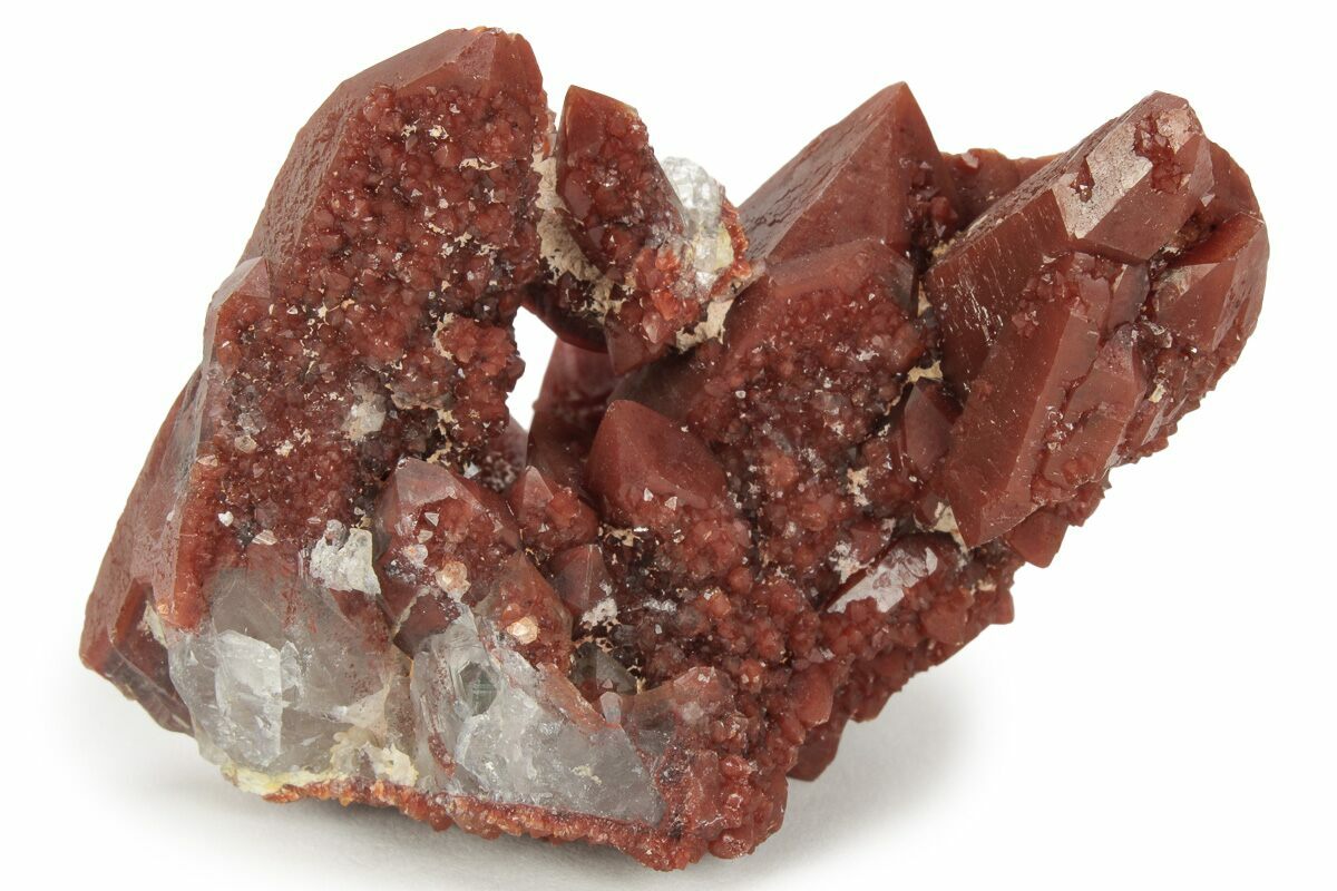 2.2" Natural, Red Quartz Crystal Cluster - Morocco (#233460) For Sale ...