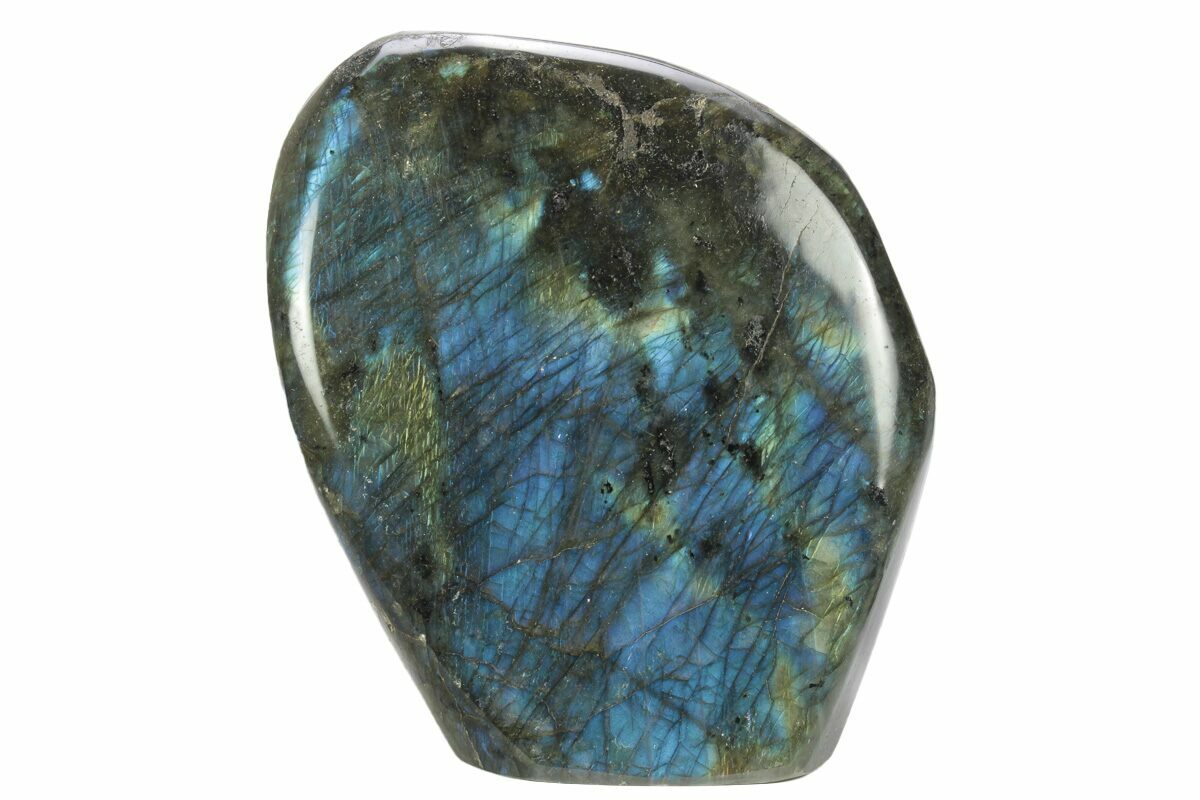 4.9" Flashy, Free-Standing Polished Labradorite - Madagascar (#234393 ...