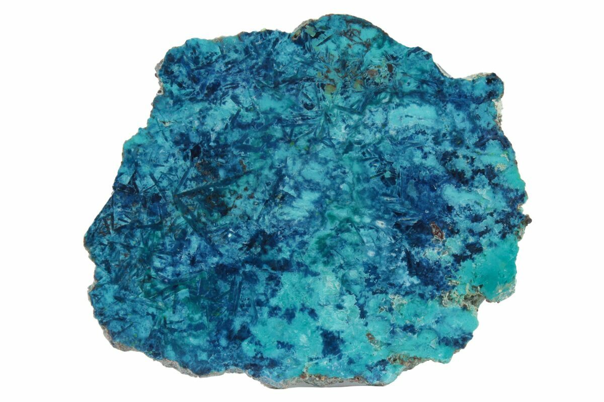 1.8" Colorful Chrysocolla and Shattuckite Slab - Mexico (#236816) For ...