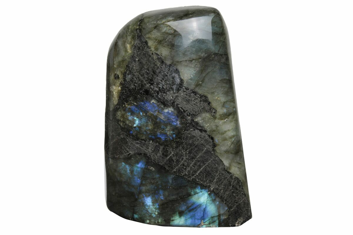 3.15" Flashy, Free-Standing Polished Labradorite - Madagascar (#237853 ...