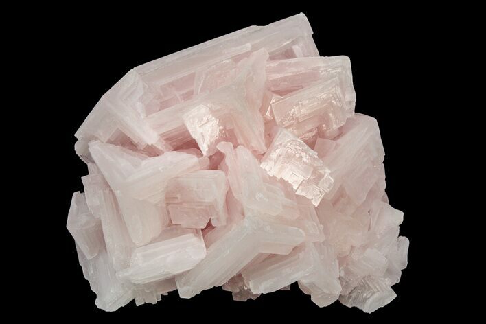 3" Pink Halite Crystal Cluster - Trona, California (#239549) For Sale ...
