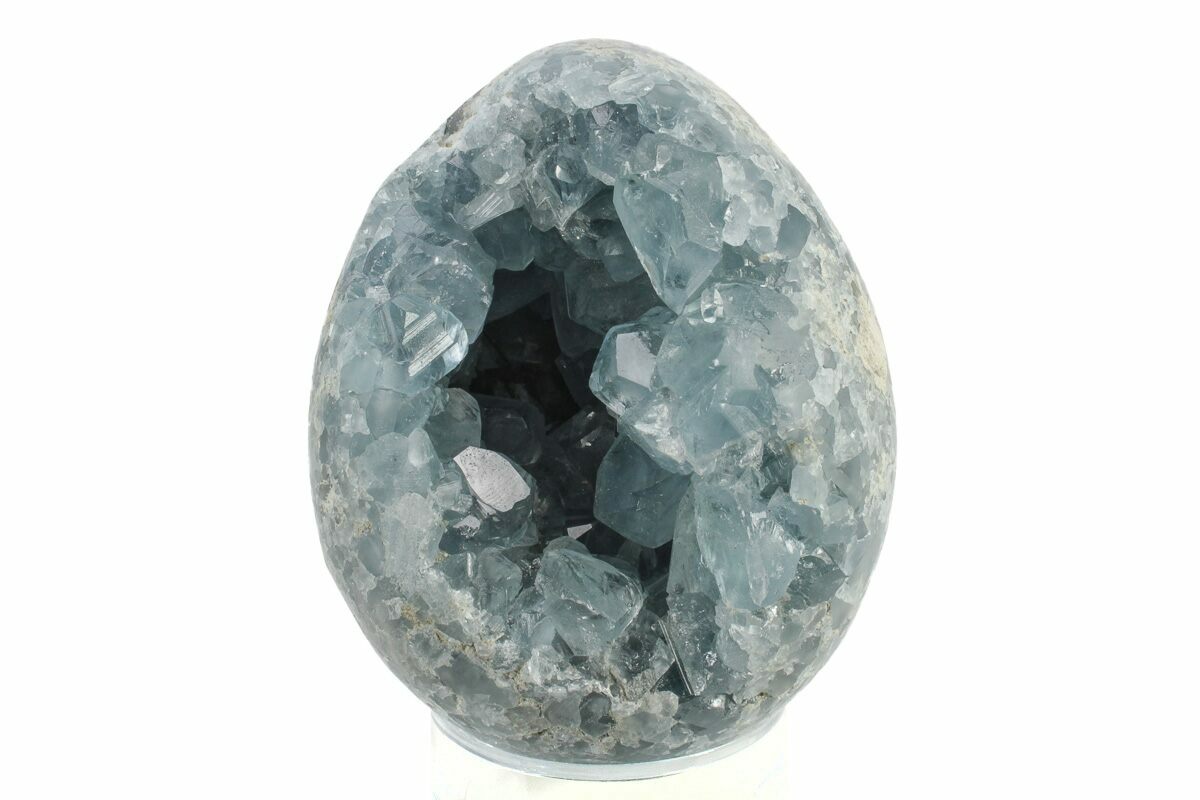 3.4" Crystal Filled Celestine (Celestite) "Egg" Geode - Madagascar ...