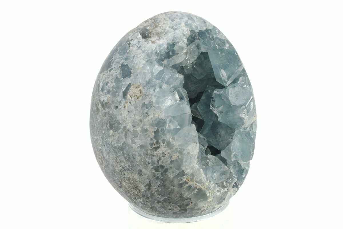 3.4" Crystal Filled Celestine (Celestite) "Egg" Geode - Madagascar ...
