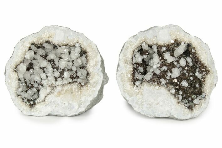 3.5" Keokuk Geode with Calcite Crystals - Missouri (#239031) For Sale ...
