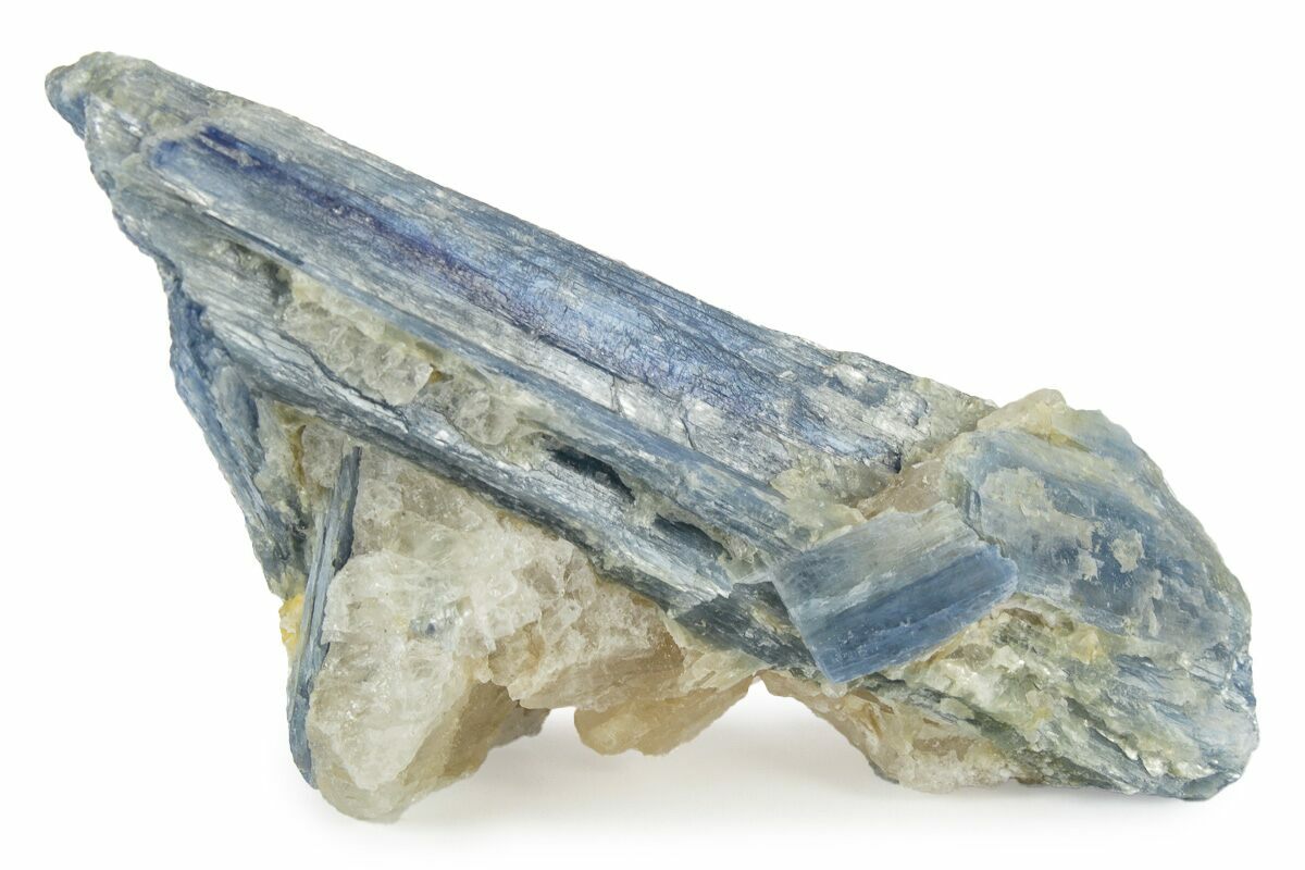 3.5" Vibrant Blue Kyanite Crystals In Quartz - Brazil (#243600) For ...