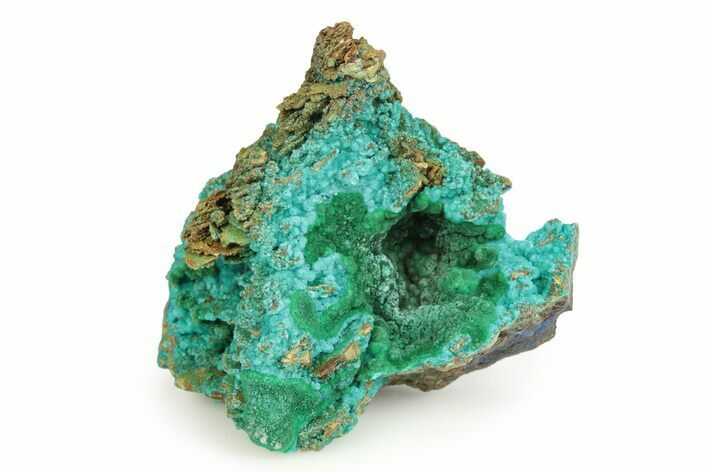 1.9" Vibrant Green Conichalcite with Chrysocolla - Namibia (#244374 ...