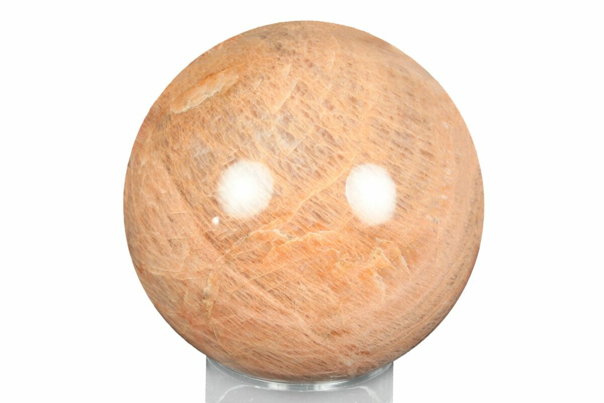 2.3" Polished Peach Moonstone Sphere - Madagascar (#246003) For Sale ...