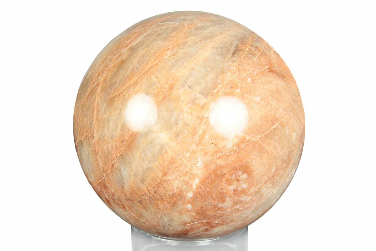 2.7" Polished Peach Moonstone Sphere - Madagascar (#245985) For Sale ...