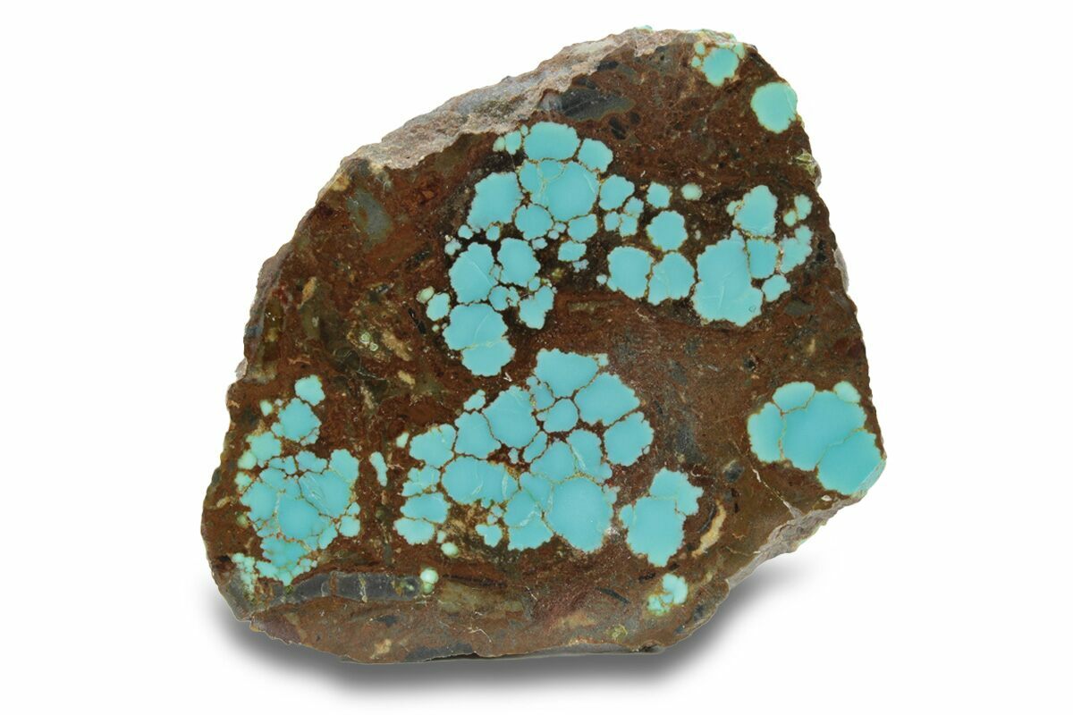 3.25" Polished Turquoise Slab - Number 8 Mine, Carlin, NV (#248345) For ...