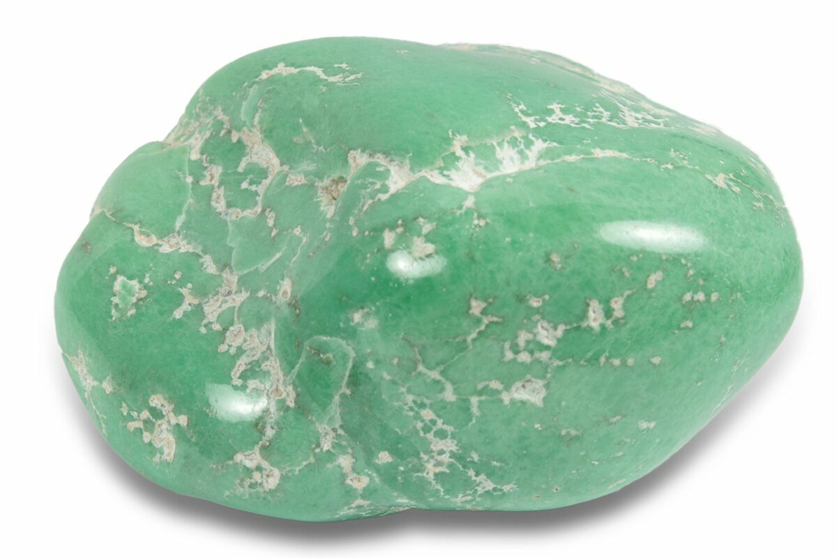 1.8" Polished Pastel Green Variscite Stone - Amatrice Hill, Utah ...