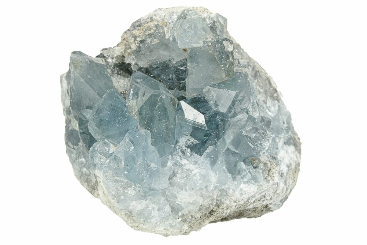 2" Sparkly Celestine (Celestite) Crystal Cluster - Madagascar (#249075 ...